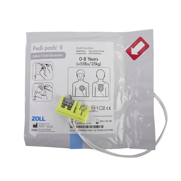 AED Plus Infant/Child pedi-padz II electrodes Zoll 8900-010-01 ...